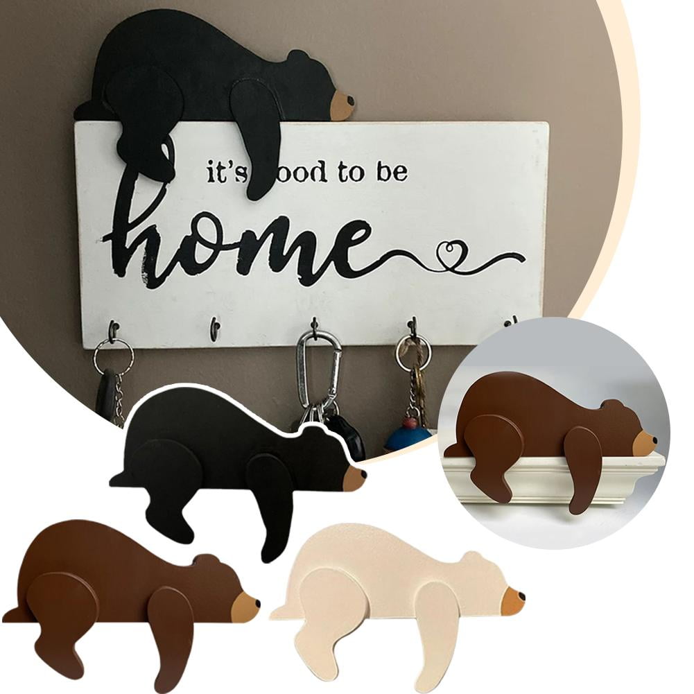 VIVIDCRAFT VIVIDCRAFT Woodland Nursery Decor for Baby Cute Bear Door ...