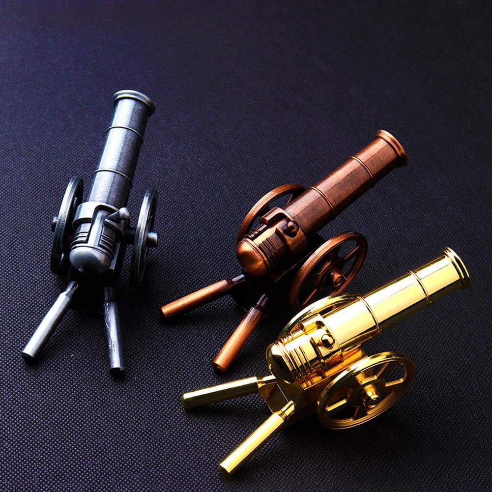 VIVIDCRAFT Yiexson Mini Cannon Desktop Artillery Model Stainless Steel ...