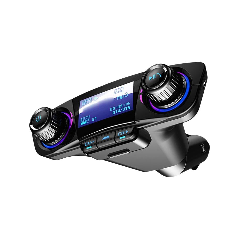 VIVIDCRAFT *etooth Car #FM# Transmitter MP3 Player Hands fr* 1 Radio ...