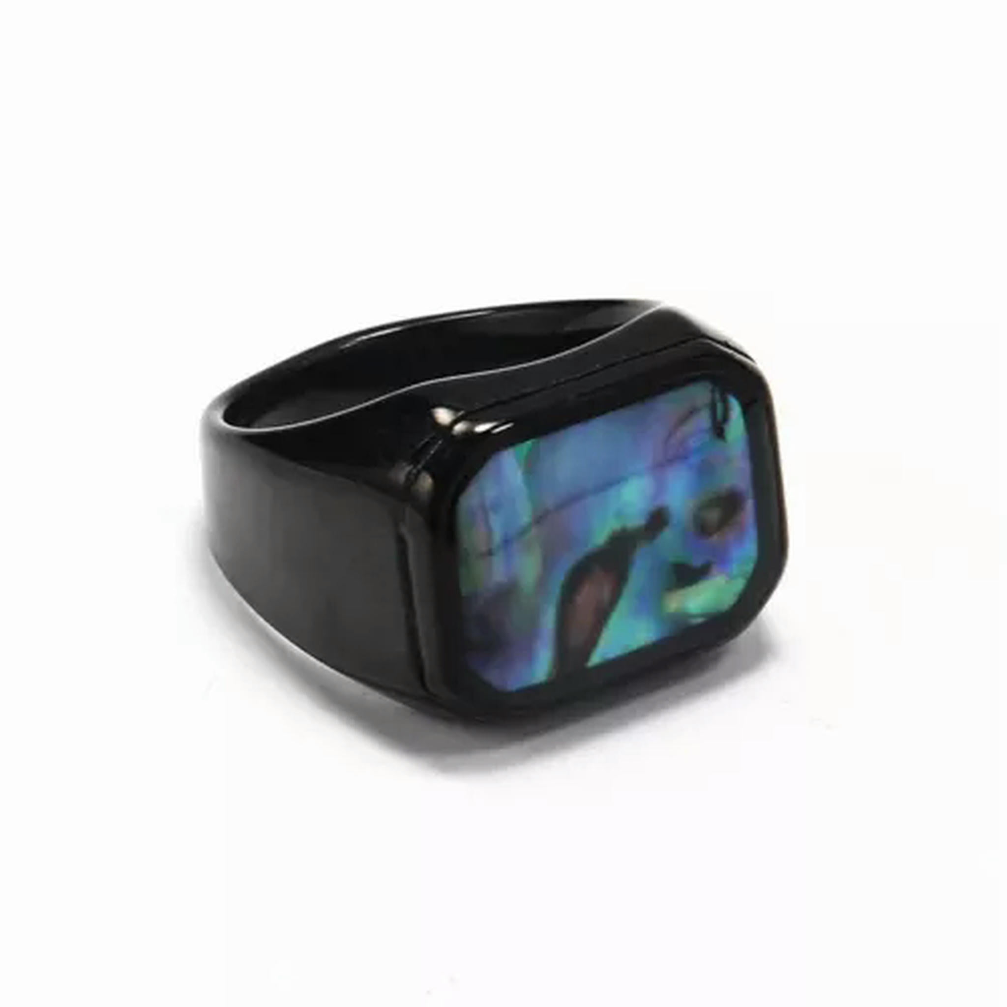 VIVIDELLE Versatile Minimalist Abalone Sea Shell Stainless Steel Square ...