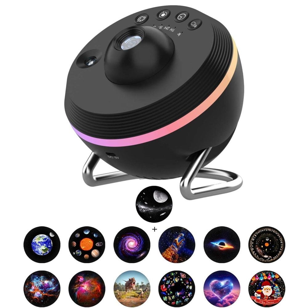 VIVIHEYDAY LED Galaxy Projector, 3 in 1 Planetarium Starry Night Lights ...