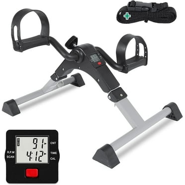 Under Desk Bike Pedal Exerciser Mini Exercise Bike for Arm/Leg Exercise ...
