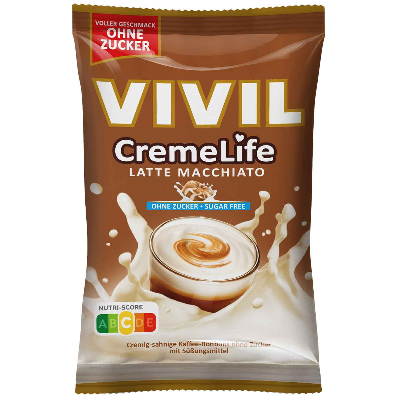 VIVIL Sugar-Free Latte Macchiato Hard Candies with Salt and Coffee ...