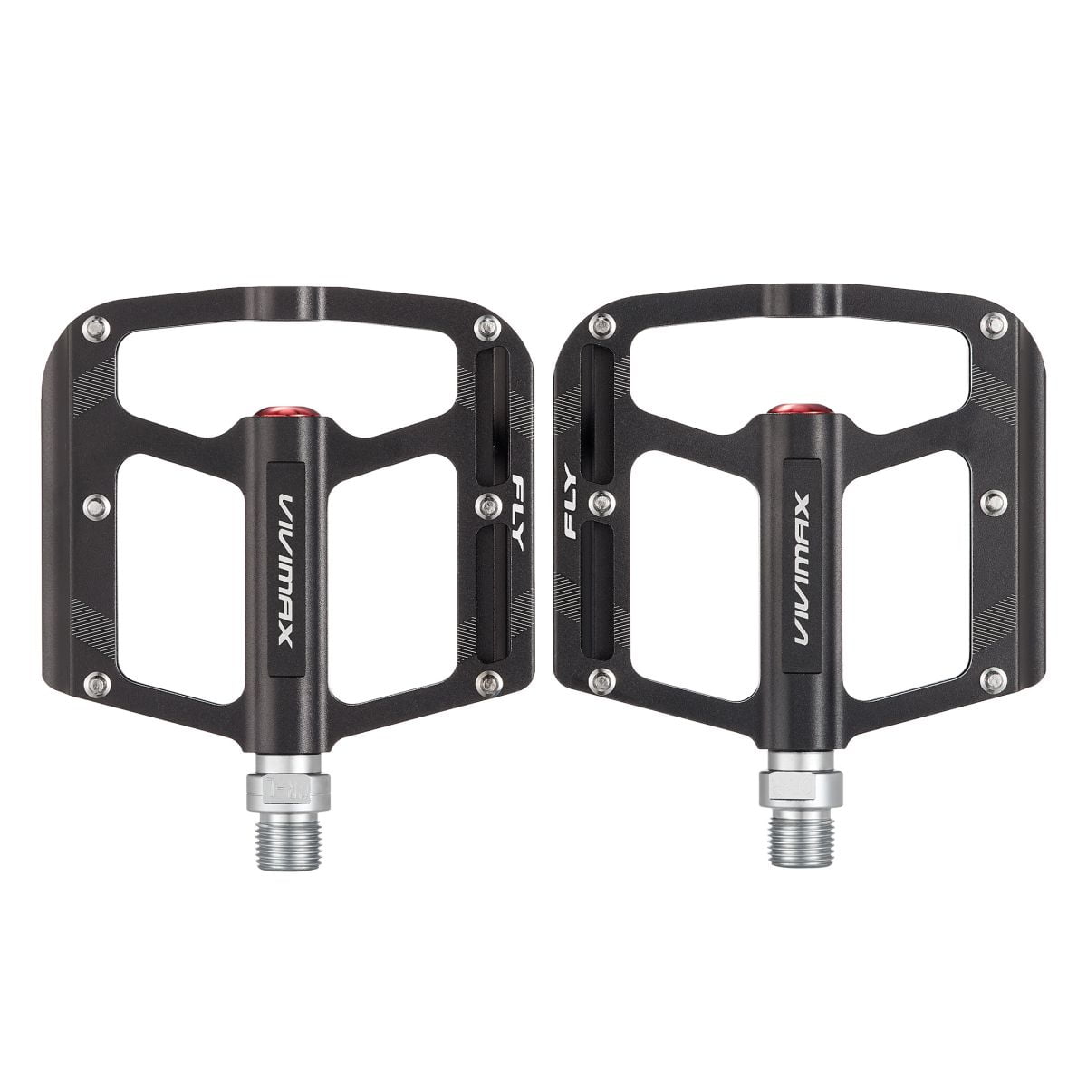 VIVIMAX Aluminum Alloy Bicycle Pedals,Wide Platform Pedals 9/16 ...