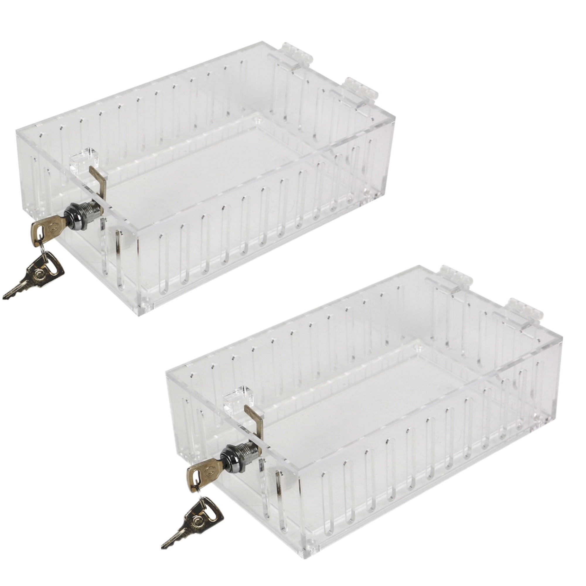 VIVISPECIAL Universal Thermostat Lock Box with Key,Clear Large ...