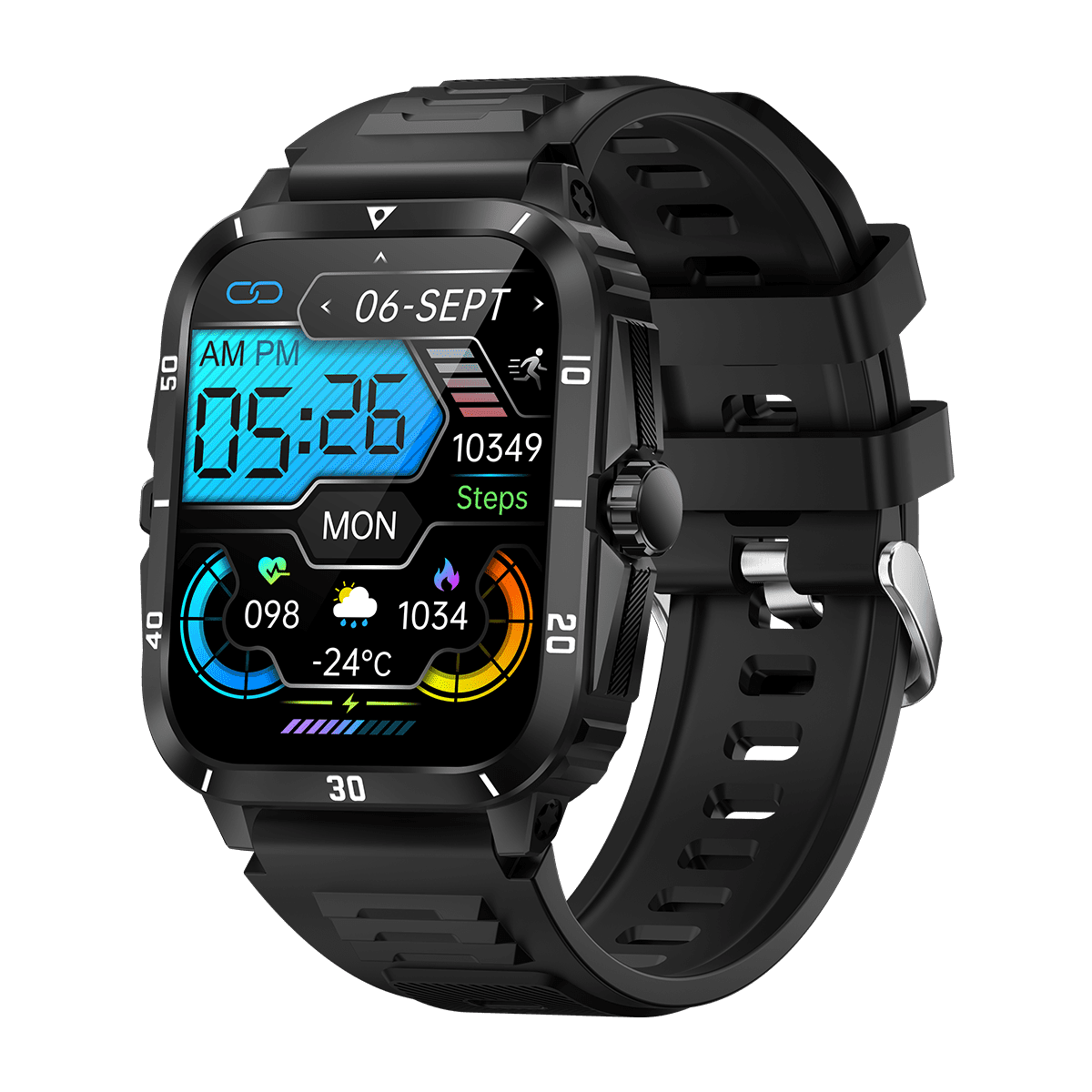 Vivistar Smart Watch 196 Full Touch Answer Make Call Android Smartwatch For Men Women 