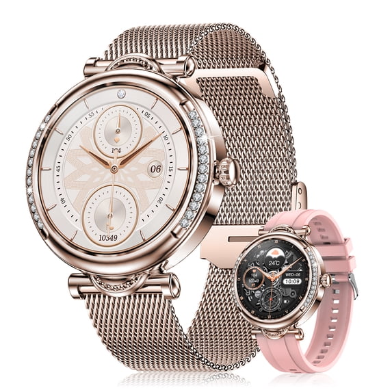 VIVISTAR Women's Smart Watch, Bluetooth 5.2, HD IPS Screen, Call/Text ...