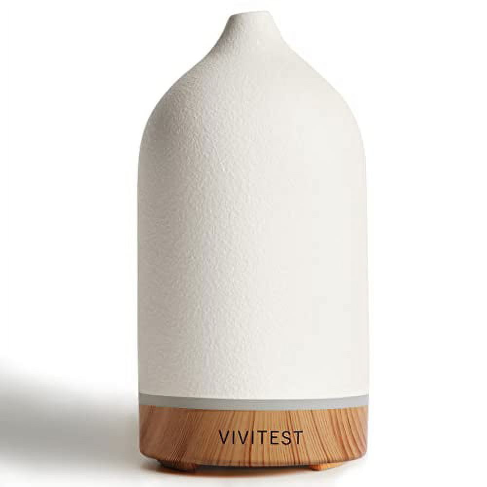 VIVITEST Ceramic Diffuse,Stone Essential Oil Diffuser, Ultrasonic ...