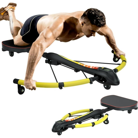 VIVITORY 4-in-1 Multi-Functional Rowing Machine AB Workout Machine ...