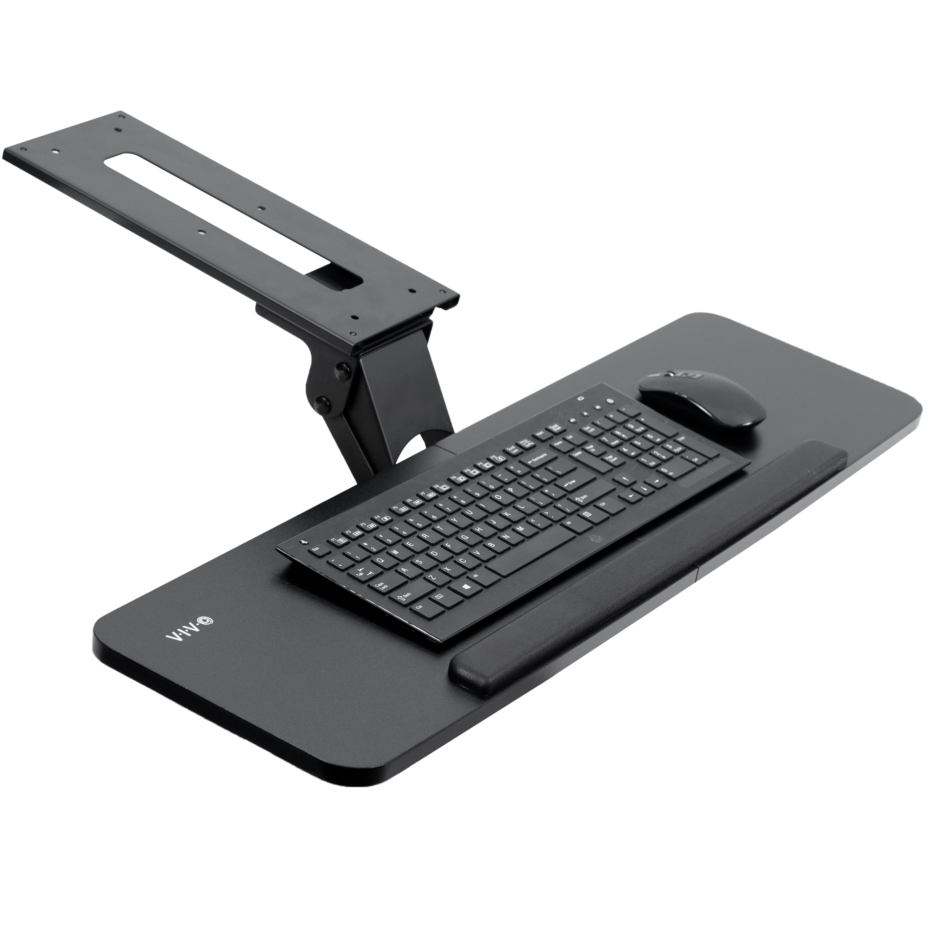 VIVO Adjustable 34" Computer Keyboard & Mouse Platform Tray Under Desk ...