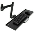 VIVO Adjustable Articulating Keyboard & Mouse Platform Wall Mount, Tray ...