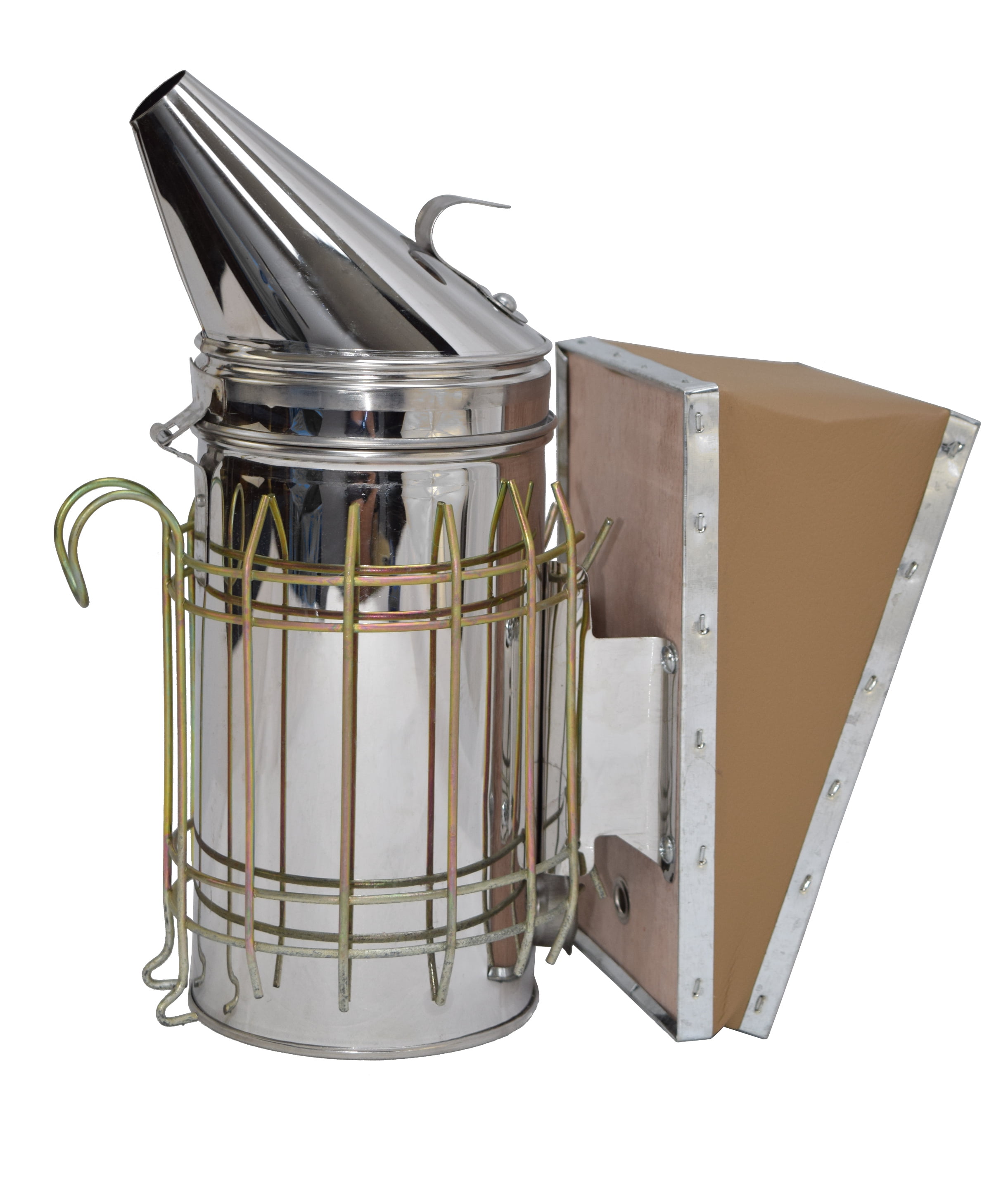 VIVO Bee Hive Smoker Stainless Steel w/Heat Shield Beekeeping Equipment ...