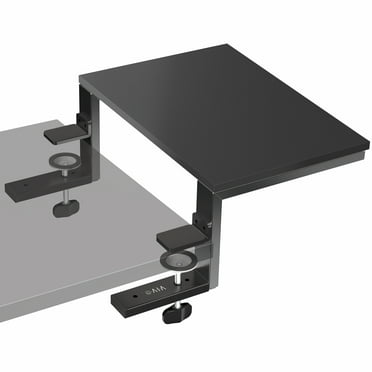 VIVO Black 26" Computer Stand | Clamp-on Desk Shelf | Desktop Screen ...