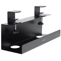 VIVO Black Clamp-on 24" Privacy & Cable Management Sleeve Panel Kit for ...