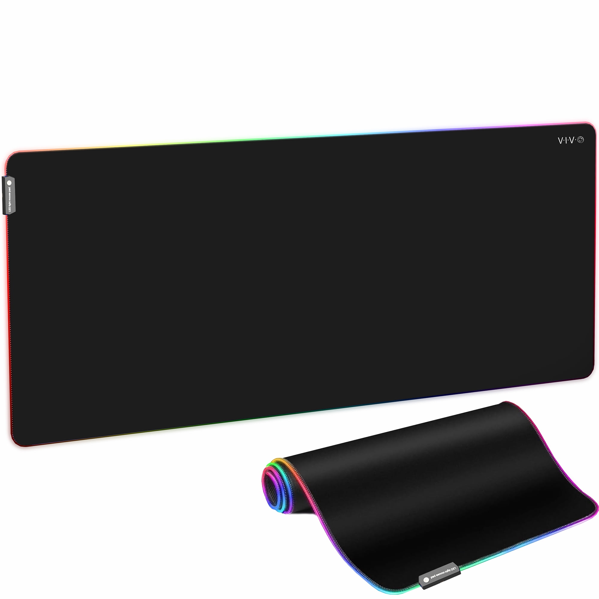 VIVO Black 60" x 24" RGB Desk Pad - Walmart.com