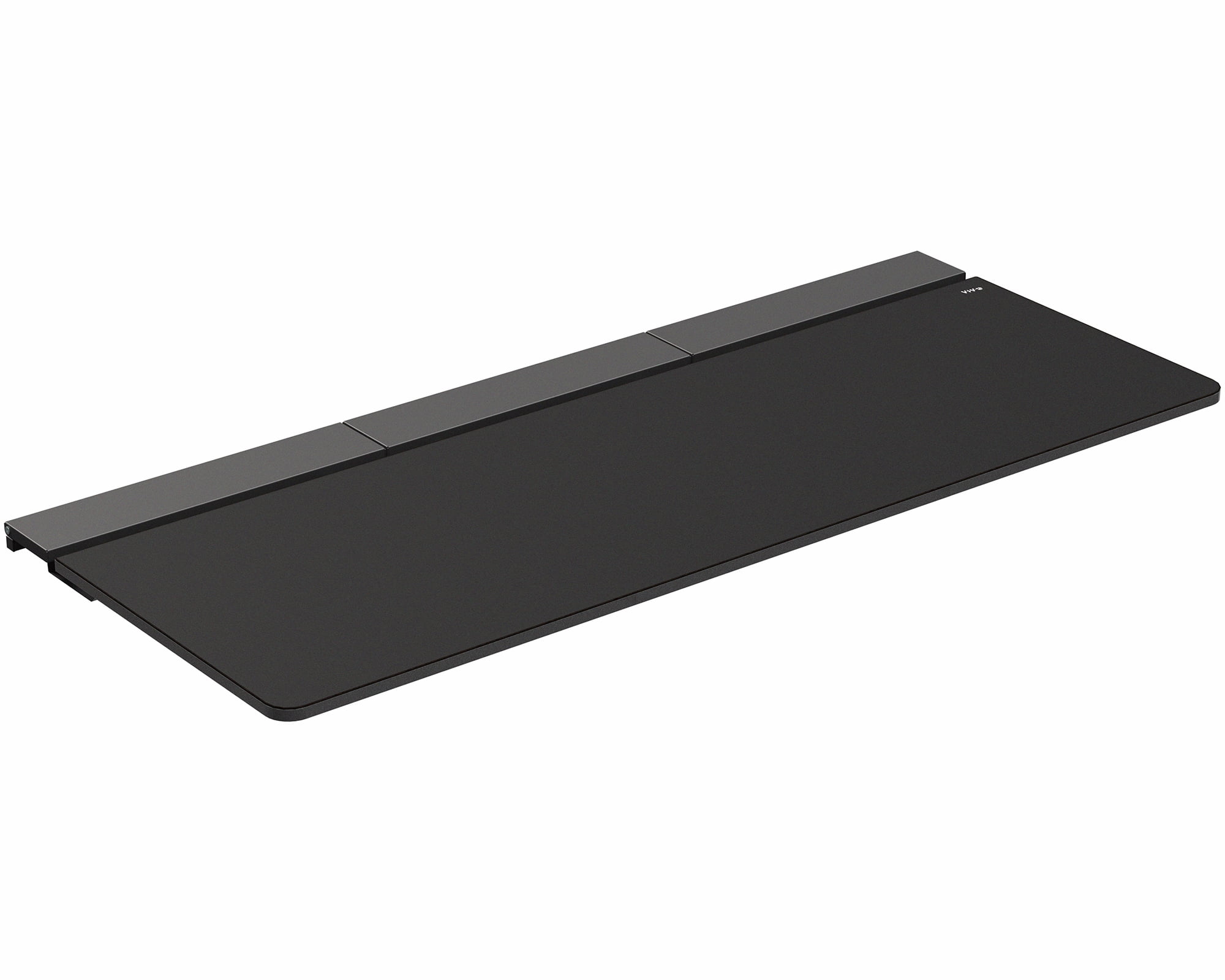 VIVO Black 71" x 30" Concealed Cable Table Top w/ Pad for Standing Desk ...