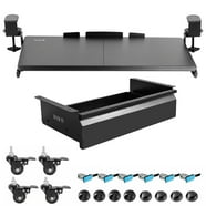 VIVO Pneumatic Keyboard & Mouse Platform Wall Mount, Keyboard Tray Arm ...
