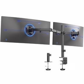 "VIVO Dual Ultrawide VESA Monitor Desk Stand, Adjustable Height for ...