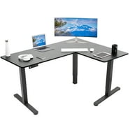 VIVO Black Electric Standing Height Adjustable Desk Frame, Dual Motor ...