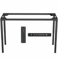 VIVO Black Electric Quad-Motor Height Adjustable 4-Leg Standing Desk ...