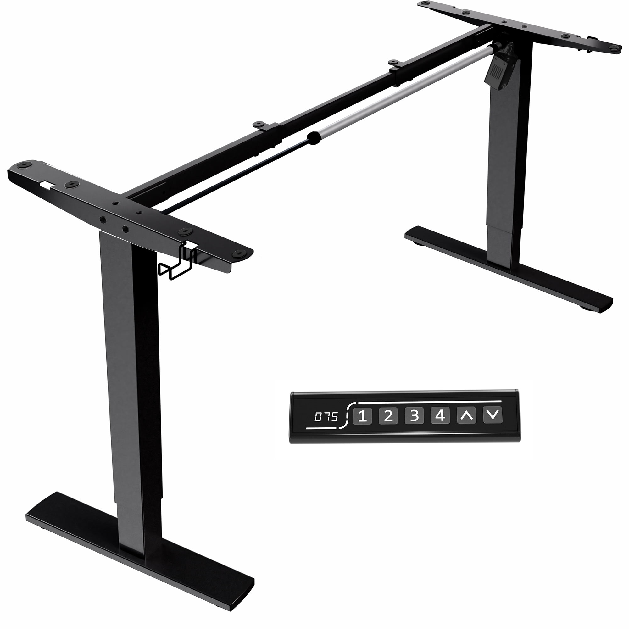 VIVO Ergonomic Black Electric Stand Up Desk Frame, Single Motor Height ...