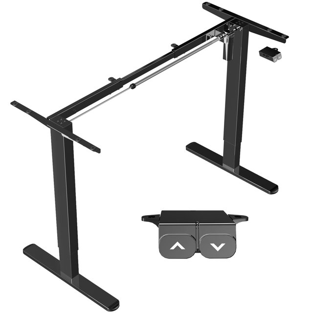 VIVO Black Electric Stand Up Desk Frame, Single Motor Standing ...