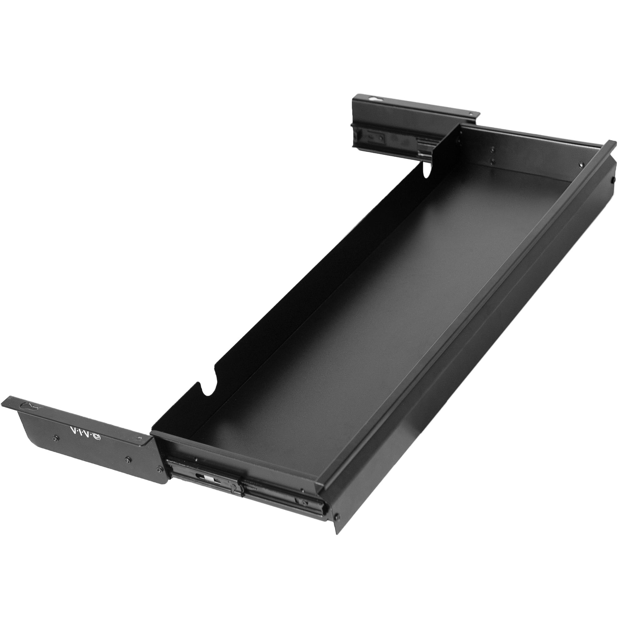 VIVO Black Extra Large 33 inch Under Desk Pull Out Storage Drawer for ...