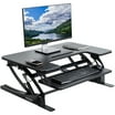 "VIVO Dual Desk Screen Lift: 38"" Black Height Adjustable Corner ...