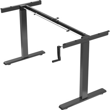 VIVO Black Electric Standing Height Adjustable Desk Frame, Dual Motor ...