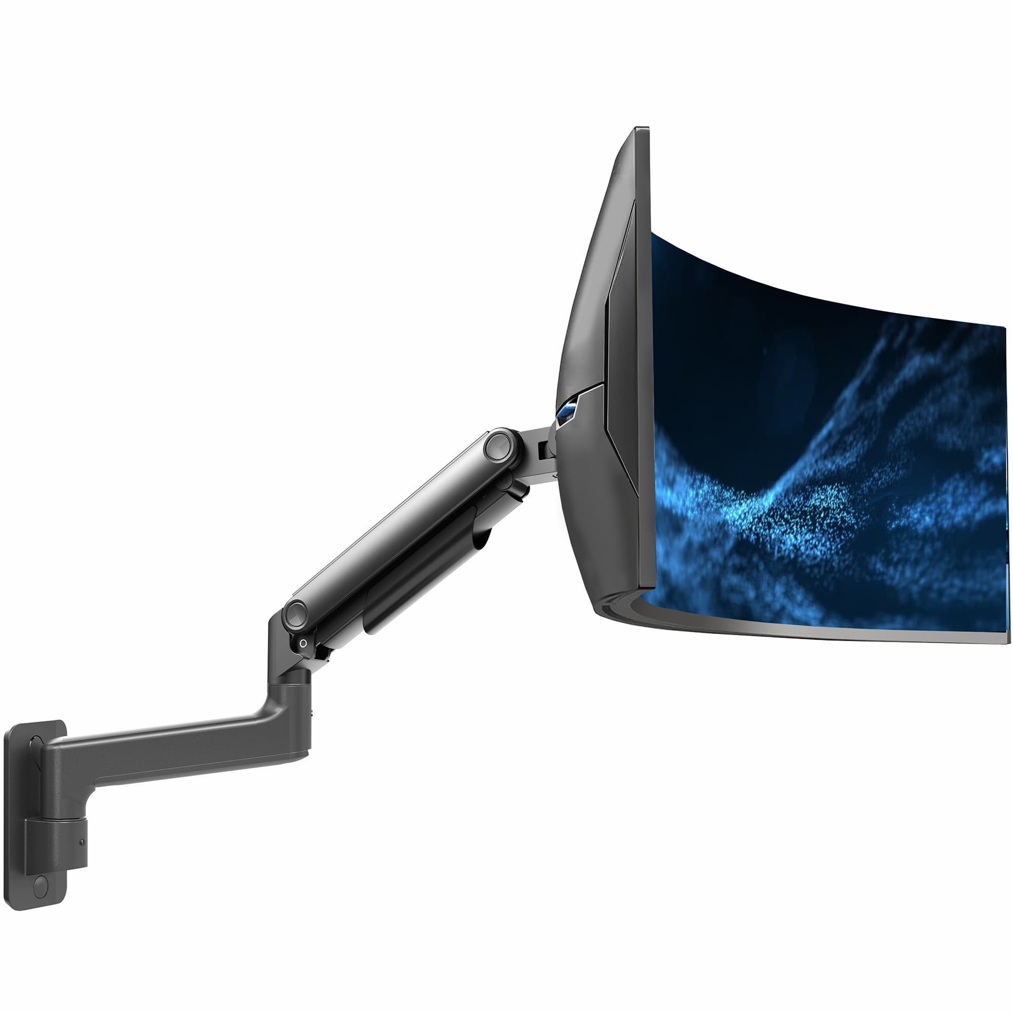 VIVO Mechanical Arm Single Monitor Wall Mount, Fits Ultrawide Screens ...