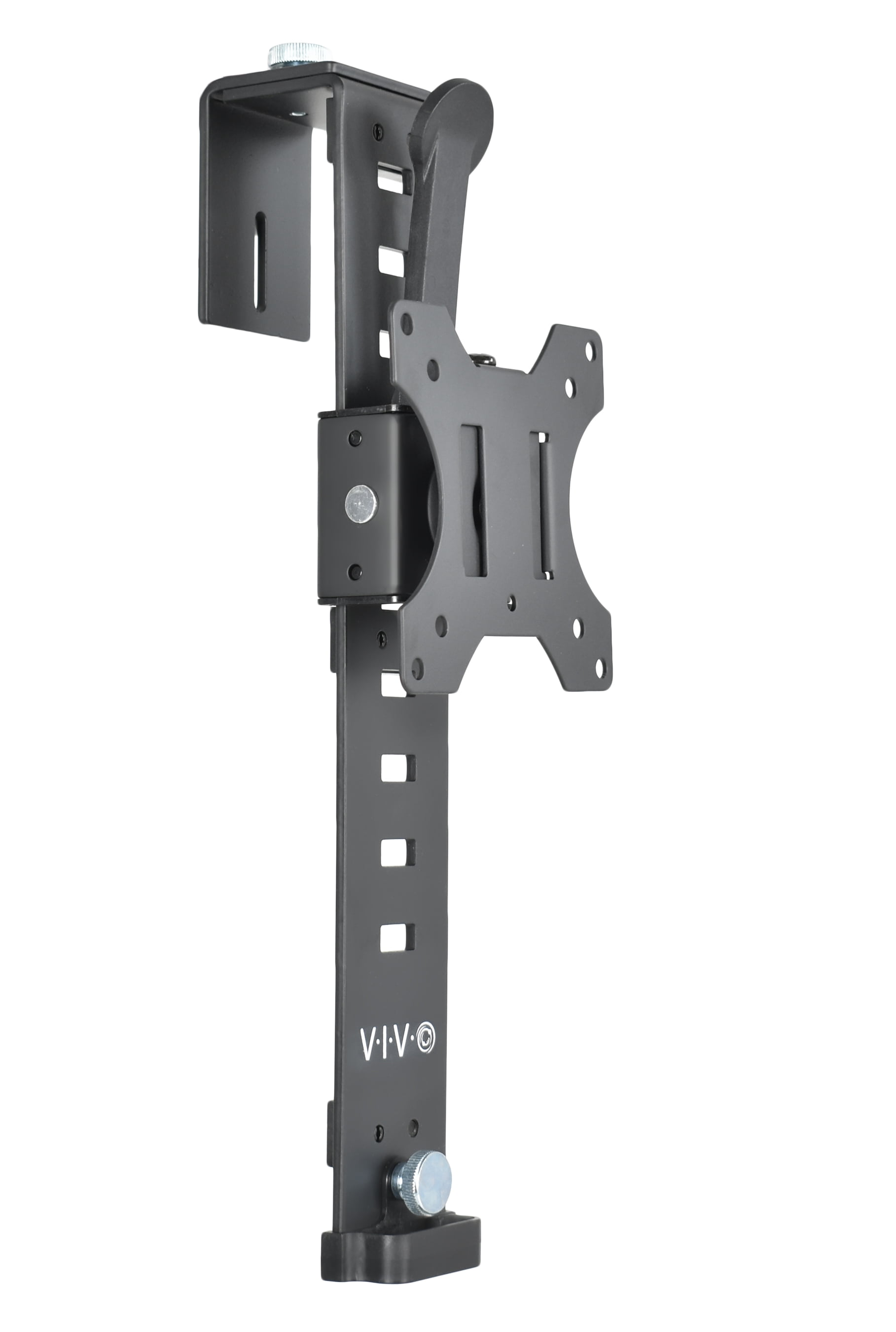 VIVO Black Office Cubicle Monitor Mount Stand Attachment for 17" to 32 ...