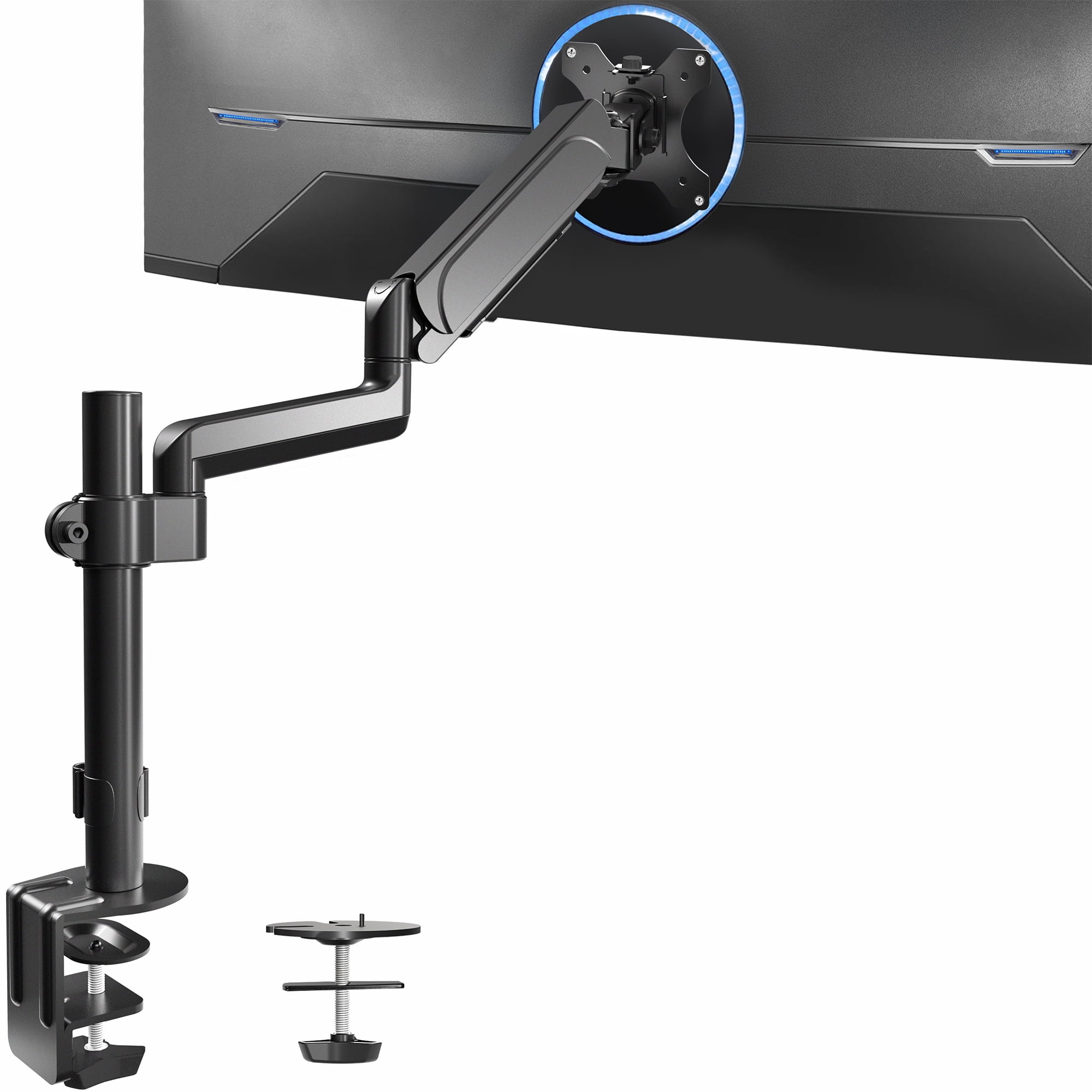 VIVO Black Single Monitor Arm Sit-Stand Desk Mount for Computer Screen up to 32" - Walmart.com