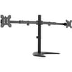 VIVO White Dual Monitor Desk Mount Adjustable Stand, Fits Screens up to ...