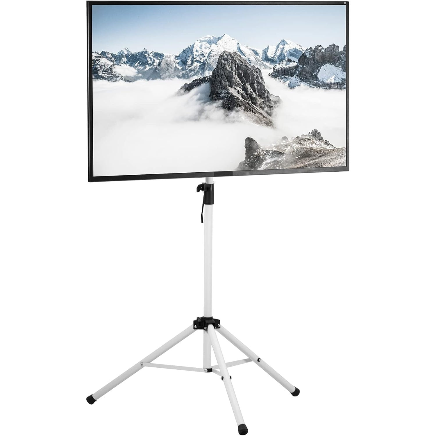 VIVO Black Tripod LCD LED Flat Screen TV Display Floor Stand, Portable ...