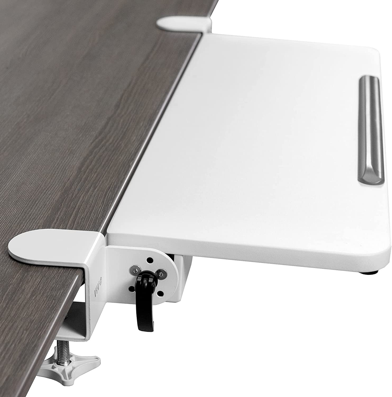 VIVO Clamp On Tilting Keyboard Tray, 26 (31 Including Clamps) x 9 inch ...