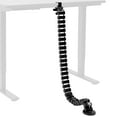 VIVO Clamp-on Vertebrae Cable Management Kit, Desk Quad Entry Wire ...