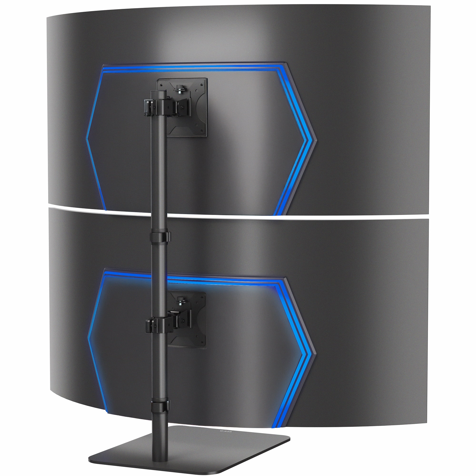 "VIVO Dual Ultrawide VESA Monitor Desk Stand, Adjustable Height for ...