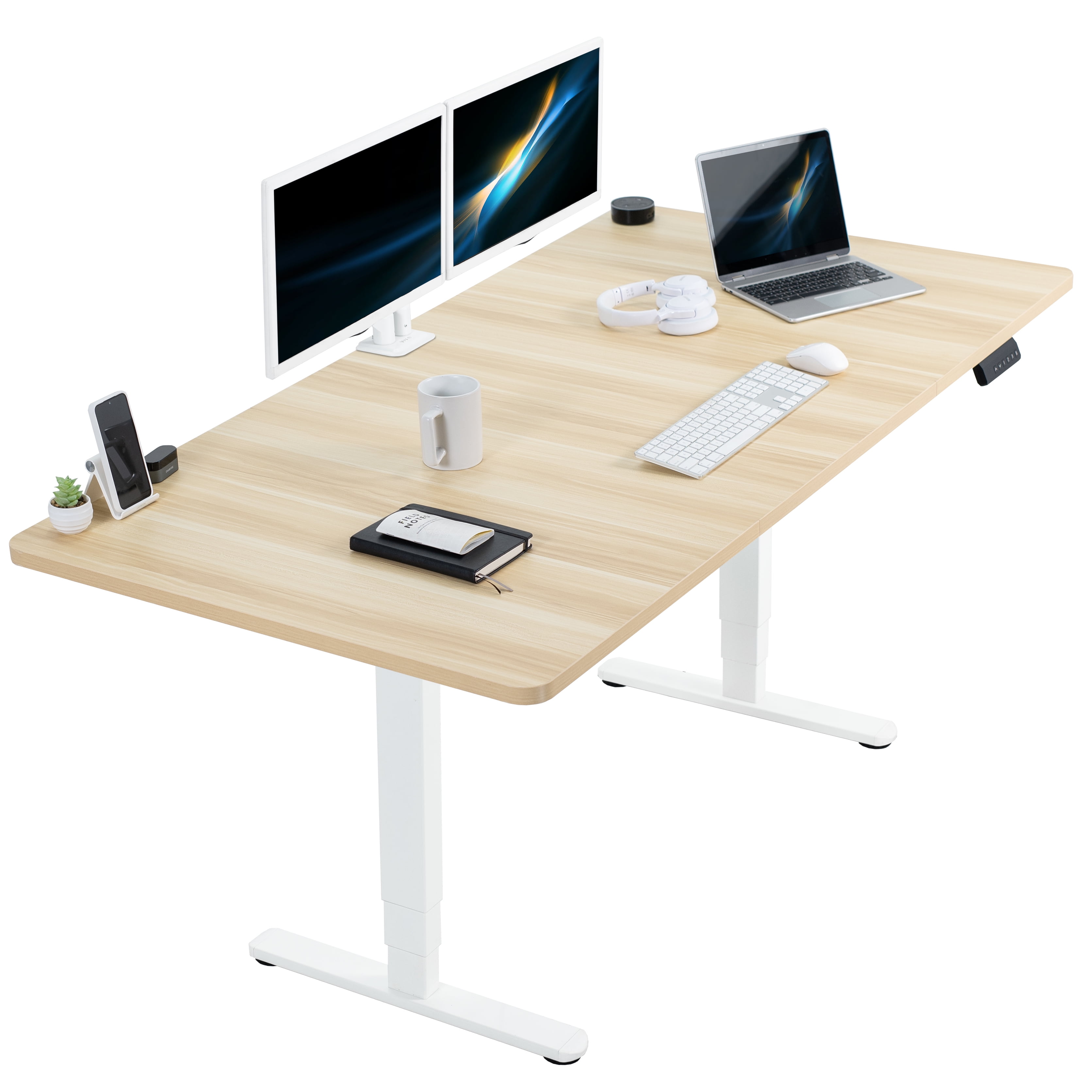 VIVO Office Work Adjustable Electric Stand Up Desk, 71‚Äù x 36‚Äù ...