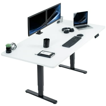 Free Shipping! VIVO Electric 71” x 30” Stand Up Desk Workstation, White ...
