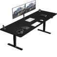 VIVO Electric 83” x 30” Stand Up Desk Workstation, Black Table Top ...
