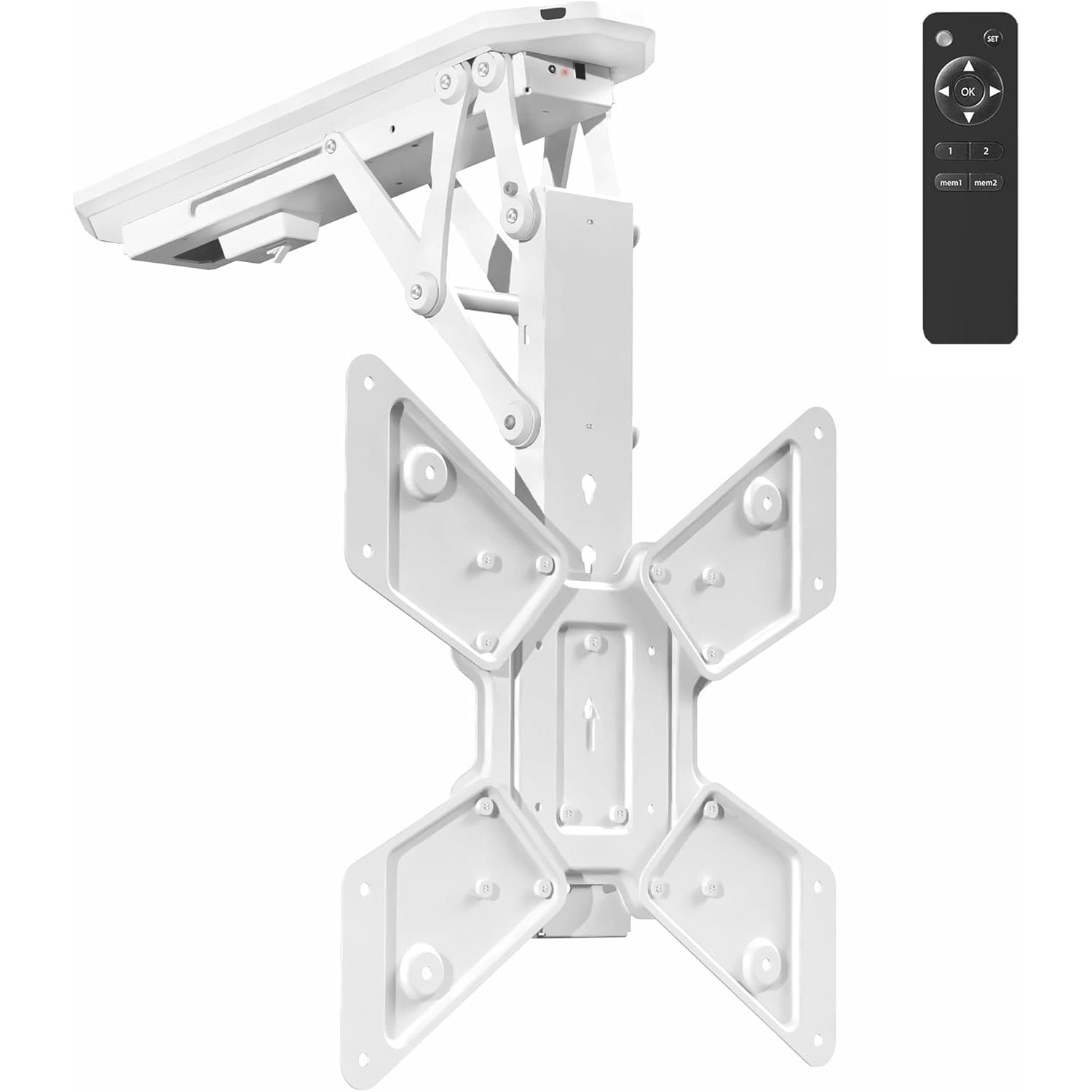 VIVO Electric Ceiling TV Mount for 23 to 55 inch Screens, Flip Down ...