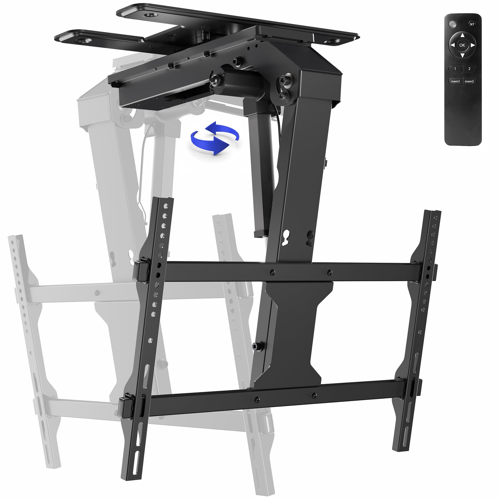 VIVO Electric Flip Down and Swivel Ceiling TV Mount for 37 to 70 inch ...