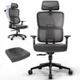 VIVO Ergonomic Adjustable Office Chair With Mesh Design and Lumbar ...