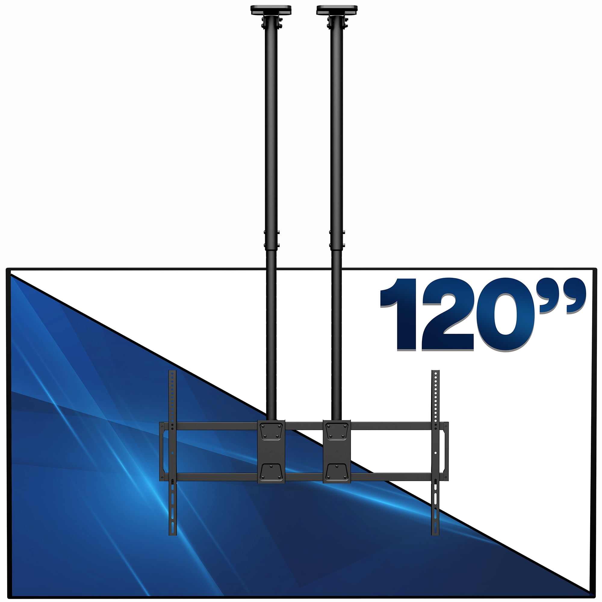 VIVO Extending Large Ceiling TV Mount, 60 to 120 inch Screens, Dual 5 ...