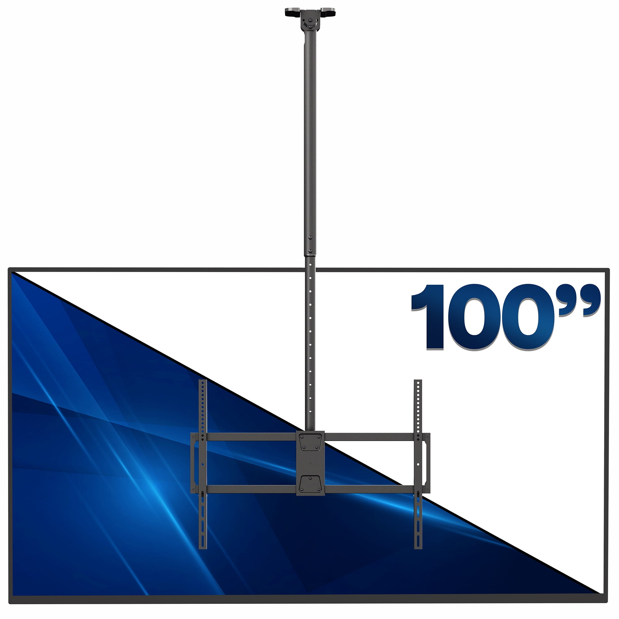 VIVO Extending Large Ceiling TV Mount for 50 to 100 inch Screens, 5.5ft ...