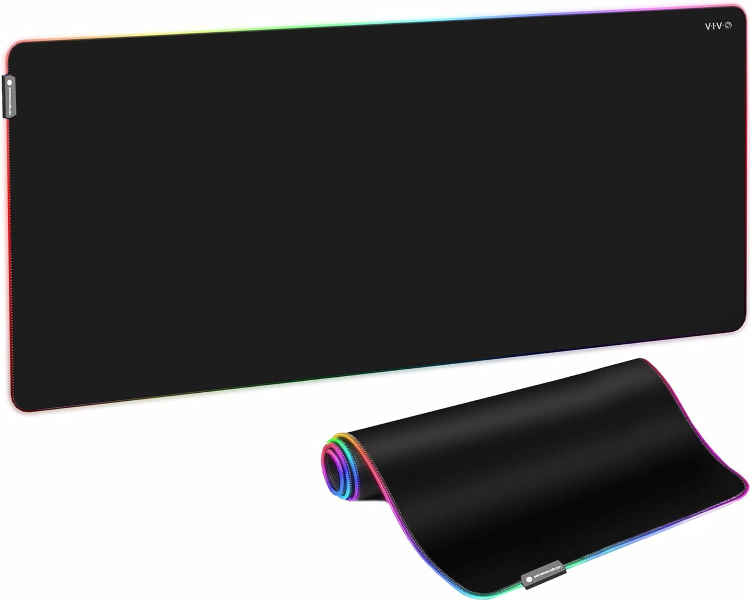 VIVO Extra Large 71 x 30 inch Full Size Desk Pad with RGB Lighting for ...