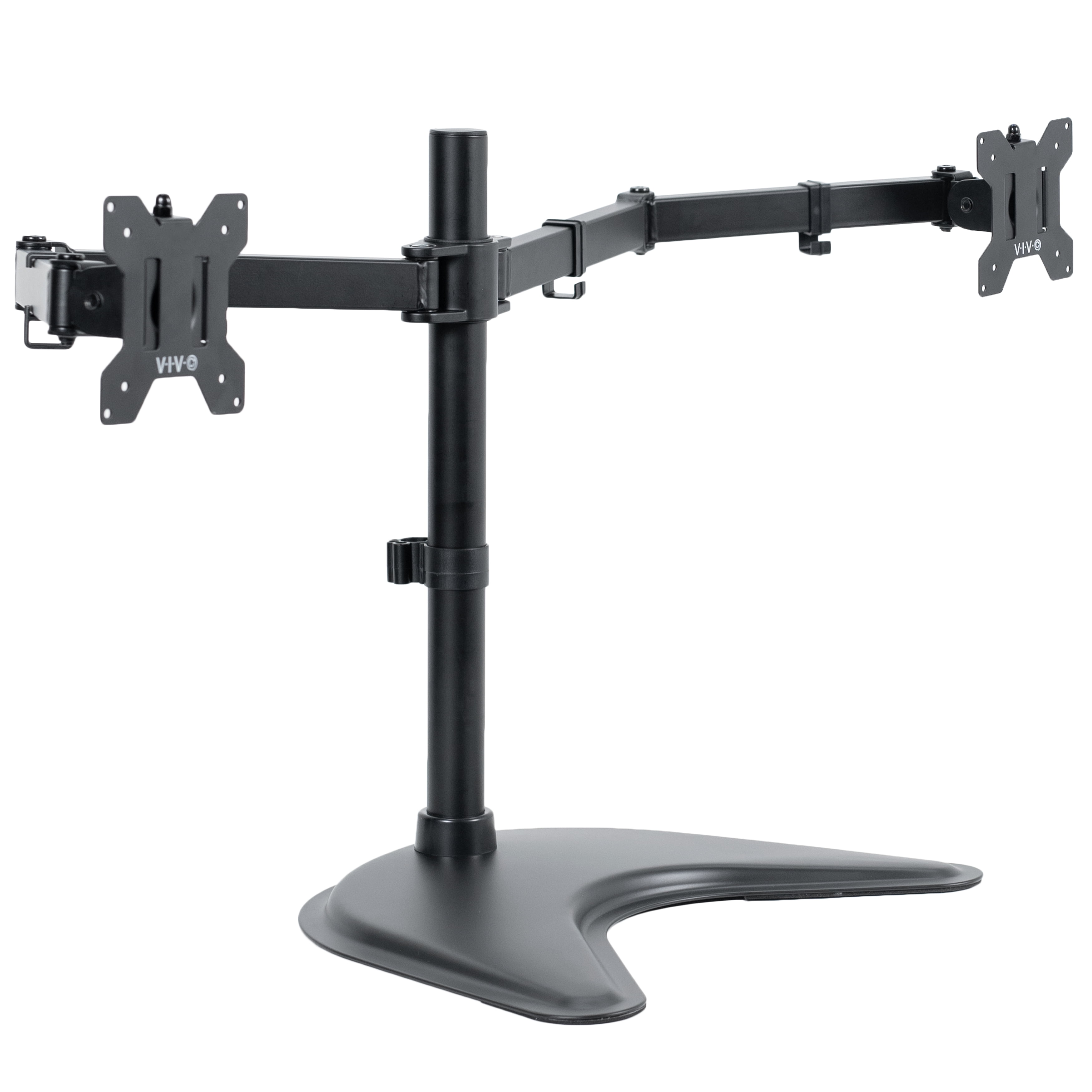 VIVO Freestanding Dual Monitor Desk Stand For Ultrawide Computer ...