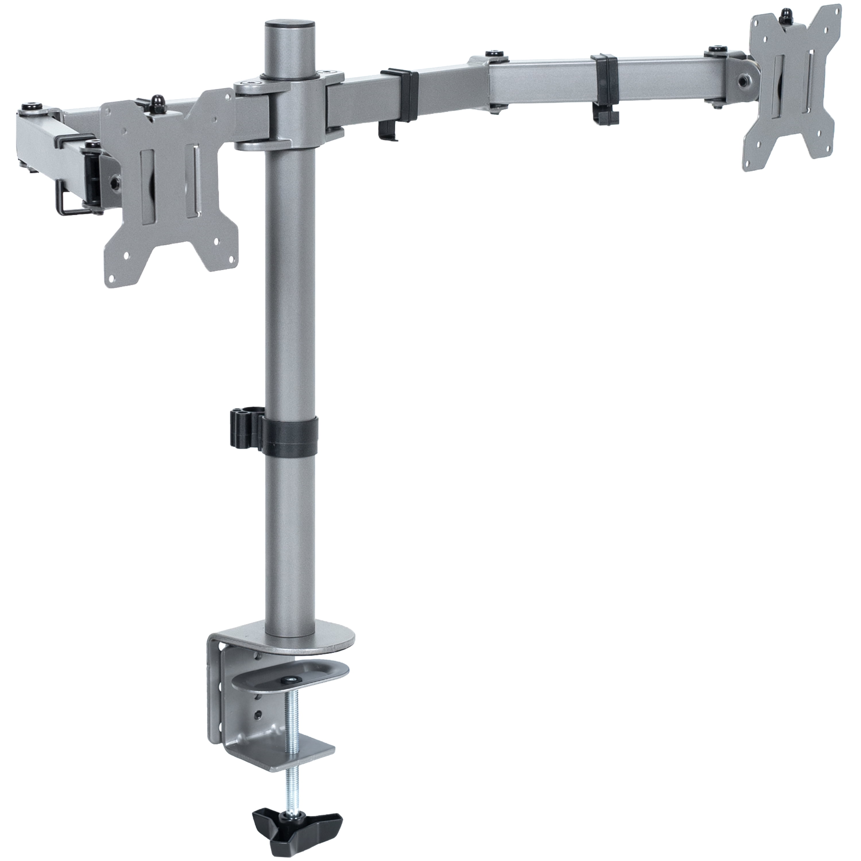 VIVO Gray Dual Monitor Desk Mount Stand, Fits Computer Screens up to 30 ...