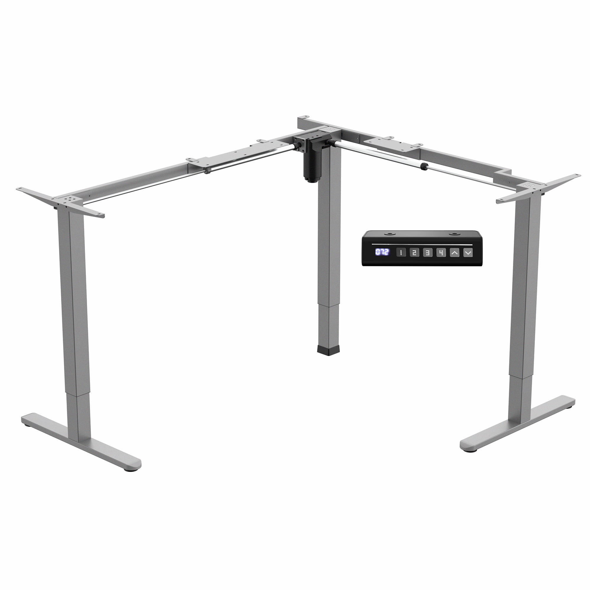 VIVO Gray Medium Electric Single Motor Corner Desk Frame - Walmart.com