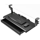 VIVO Height Adjustable Clamp-on Computer Keyboard Tray with Storage ...